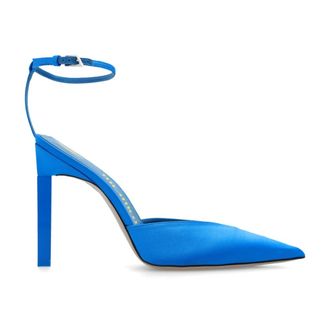The Attico Perine Satin Pumps - - Shoes - Damen - Blau - 38 1/2 EU