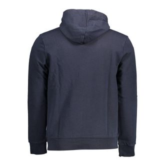 Napapijri Logo-Print Cotton Hoodie - Navy