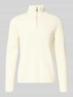 Lindbergh Strickpullover mit Stehkragen und Rei&szlig;verschluss