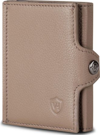 Von Heesen Slim Wallet mit RFID Schutz - Geldb&ouml;rse Herren klein - Mini Geldbeutel Damen Portmonee - Kartenetui Echtleder Karten Portemonnaie - Leder Kreditkarten