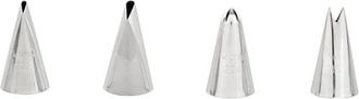 Wilton Decorating Tip Set Flower 102, 104, 224, 352, Silber