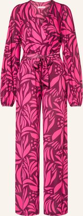 Marivie Marivie Jumpsuit Mit Glitzergarn pink