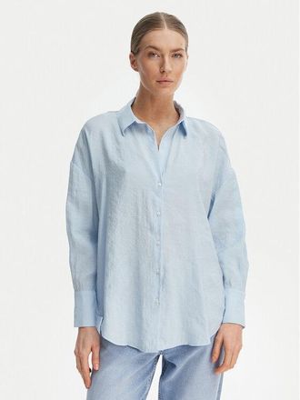 Only Hemd Zazima 15272523 Himmelblau Oversize