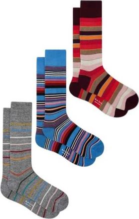 Paul Smith unisex, Sous-v&ecirc;tements, Multicolore, Taille: ONE Size Lot de 3 paires de chaussettes