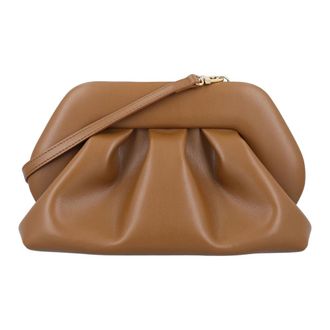 Themoir&egrave; Femme, Sacs, Brun, Taille: ONE Size Pochette en Tissu V&eacute;g&eacute;talien Caramel