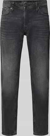 Jack & Jones Regular Fit Straight Fit Jeans mit Label-Patch