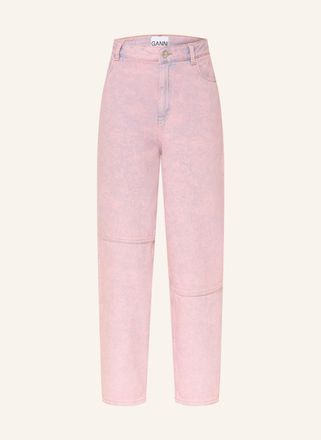 Ganni Barrel Jeans rosa