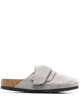Birkenstock sandales à fermeture scratch - Gris