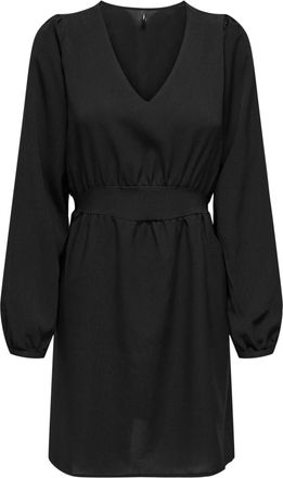 Only Damen Onlnova Life Elite L/S Siri Dress Solid Kleid, Black, X-Small