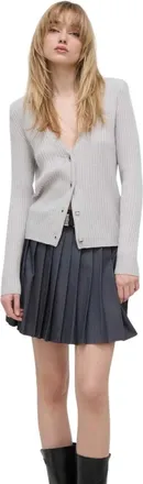 Iro Devora Cardigan - Femme - Pulls - Gris - Taille: 38 FR