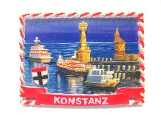 Generic Konstanz Bodensee Magnet Poly 7 cm Germany Souvenir Leuchtturm