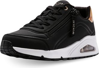 Skechers UNO Gen1 - Zip and Stride 310554L-BKRG, Girl Sports Shoes,Sneakers, Black, 36 EU