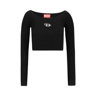 Diesel M-Vera-Ls Long Sleeve Top - - Tops - Damen - Schwarzk - M