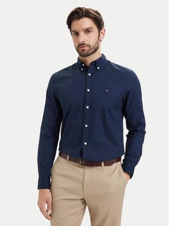Tommy Hilfiger Hemd Pop Small MW0MW43321 Dunkelblau Regular Fit