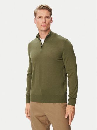 HUGO BOSS Pullover H-Ebenji 50565499 Dunkelgr&uuml;n Regular Fit