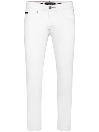 Philipp Plein Tief sitzende Skinny-Jeans - Wei&szlig;