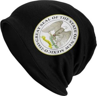 Generic Homme Femme Bonnet &Agrave; Revers New Mexico Bonnets De Ski Mode Bonnet dhiver Chaud Hiver Chapeaux pour Course Cyclisme Hiver