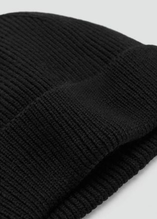 Mango Casquette laine c&ocirc;tel&eacute;e noir - Homme - Taille unique - MANGO MAN