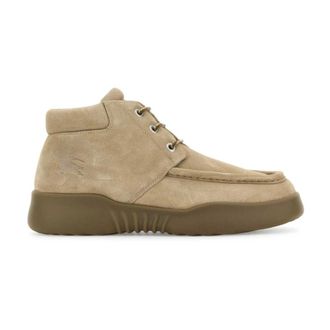 Burberry Homme, Chaussures, Beige, Taille: 44 EU Bottines Log