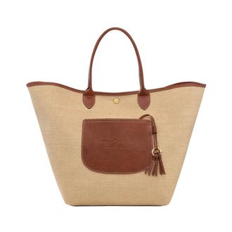 Longchamp Le Pliage Panier Tote L - Femme - Sacs - Brun - Taille: ONE Size