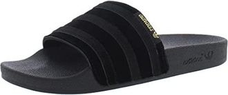 adidas Sandales confortables Adilette pour femme, Noyau noir, 37 1/3 EU