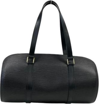 Louis Vuitton Sac Boston Soufflot Cuir Epi Pre-owned - Femme - Pre-owned - Noir - Taille: ONE Size