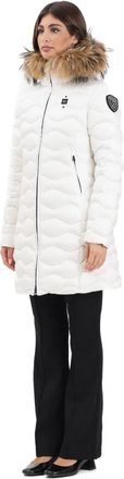 Blauer Femme, Manteaux, Blanc, Taille: 42 FR Lynel Long Down Jacket