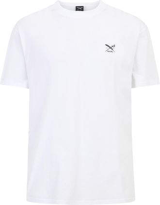 Iriedaily Herren Bio-Baumwoll Sommer T-Shirt - Chestflag Tee in Wei&szlig;, XXL