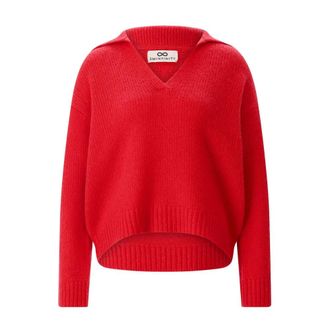 Sminfinity Pullover aus Kaschmir Seide - - Knitwear - Damen - Rot - XS/S