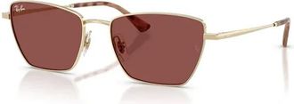 Ray-Ban Lunettes de soleil Drea biosourc&eacute;es - unisex - Accessoires - Jaune - Taille: 56 MM