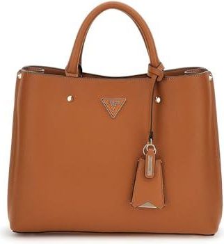 Guess sac &agrave; &eacute;paule Meridian II Girlfriend Satchel Cognac brun