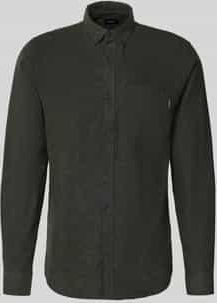 Lindbergh Slim Fit Freizeithemd mit Brusttasche Modell Brushed