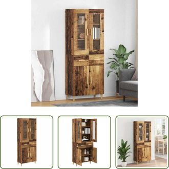 vidaXL vidaXL Altholz - Highboard Altholz 69,5 x 34 x 180 cm Holzwerkstoff