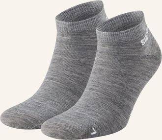 super.natural 2er-Pack Trekking-Socken Merino grau