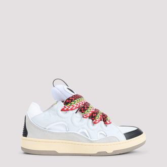 Lanvin Baskets &agrave; bordure en cuir Lanvin