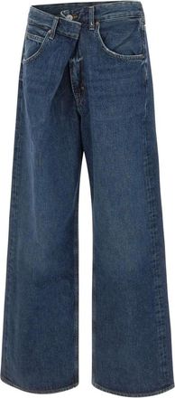 A Gold E Femme, Jeans, Bleu, Taille: W29 Vana Fold Jeans