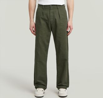 G-Star Pleated Chino Relaxed - Grau - Herren