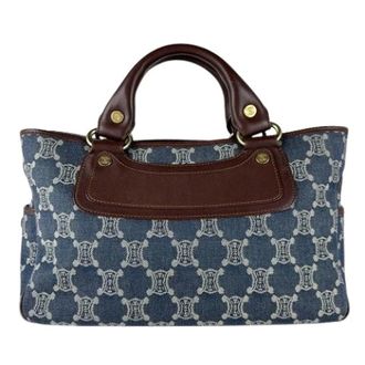 Celine Sac Cabas Vintage Pre-owned - Femme - Pre-owned - Bleu - Taille: ONE Size