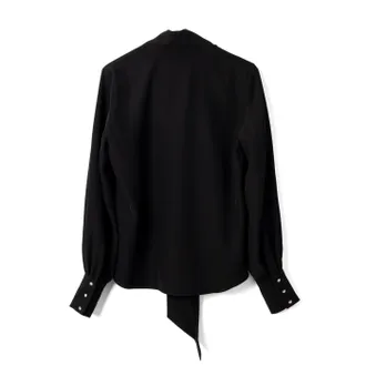 Viktor & Rolf Tie-Front Blouse - Black