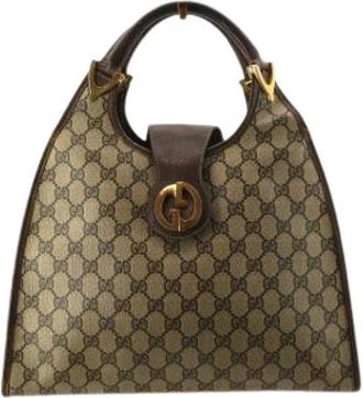 Gucci Sac Hobo Stirrup Pre-owned - Femme - Pre-owned - Brun - Taille: ONE Size