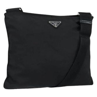 Prada Pre-owned Vintage Nylon Umh&auml;ngetasche - - Pre-owned - Damen - Schwarzk - ONE SIZE