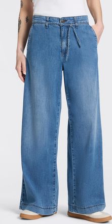 MAC Broeken Weite Jeans MAC WENDY, Damen, Gr. 34, L&auml;nge 30, venice beach wash, Denim/Jeans, Obermaterial: 98% Baumwolle, 2% Elasthan, bequem lang, Jeans, mit Deni