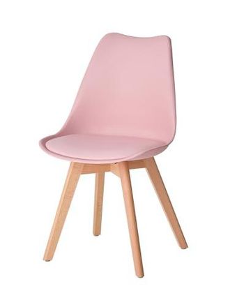 Vertbaudet Chaise Enfant Primaire Scandinave Rose TU