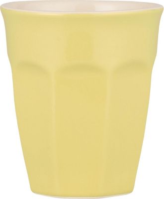 Ib Laursen Cafe Latte - Becher - Mynte - Steingut - Farbe: Lemonade - (ØxH): 9,5 x 8,5 cm