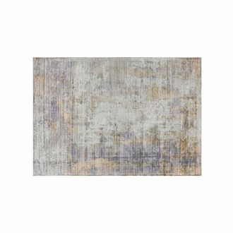 Loberon Teppich Qalheera - Handgeknüpft - Sanftes Farbspiel - Weiche Oberfläche - 170x240 cm - Wohntextilien - Wohnaccessoires - Viskose - Baumwolle, grau/Cre