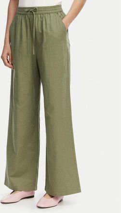 Tommy Jeans Stoffhose DW0DW22285 Gr&uuml;n Loose Fit