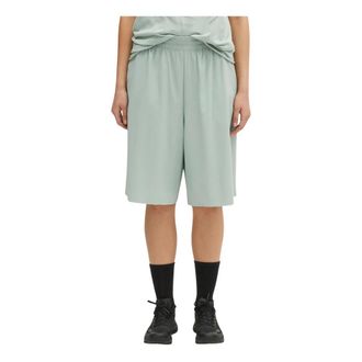 Maison Margiela Femme, Shorts, Vert, Taille: 40 FR Logo Shorts
