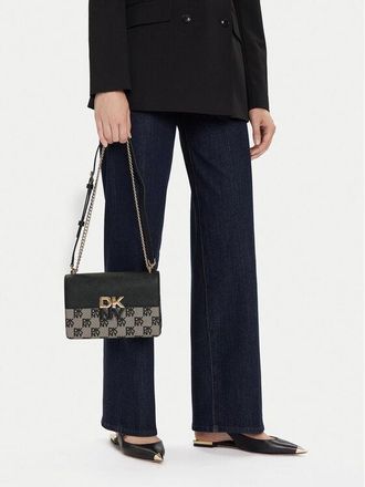 DKNY Handtasche Echo Sm Chain Flap R423YE31 Schwarz