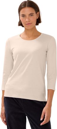 Cecil Damen 3227270 Basic Shirt, Oat Milk beige, X-Small