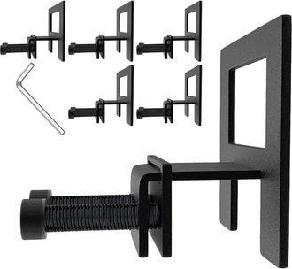 NUOBESTY Matratzenstopper Metall Verstellbar rutschfest Matratzenhalter f&uuml;r Bettgestell Metallrahmen 6 St&uuml;ck gegen Verrutschen Schlafzimmer